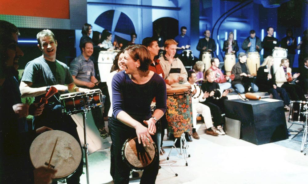 TALKING DRUMS - Introduction to our conference drumming activities.